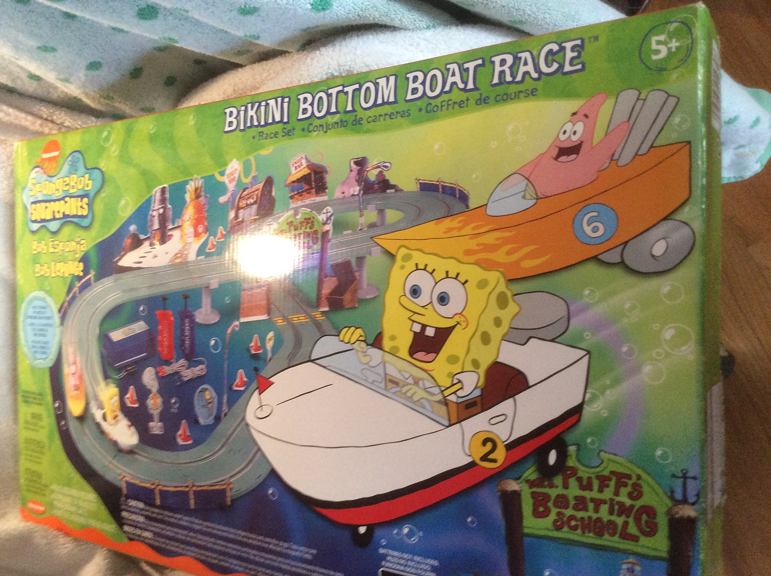 Nickelodeon Spongebob Bikini Bottom Boat Race Playset