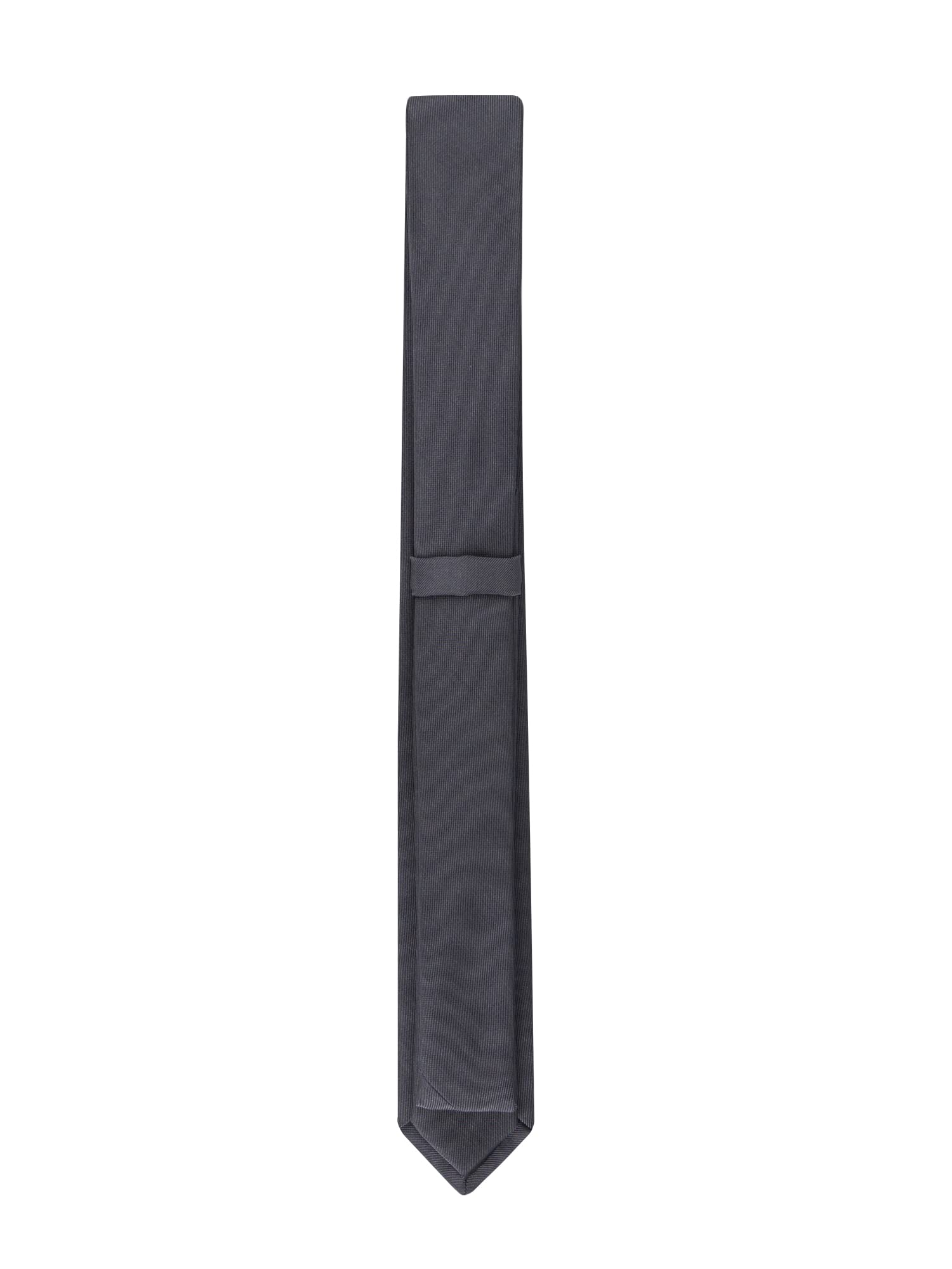 Calvin Klein Men's X Liquid Luxe Solid Necktie, Black, One Size