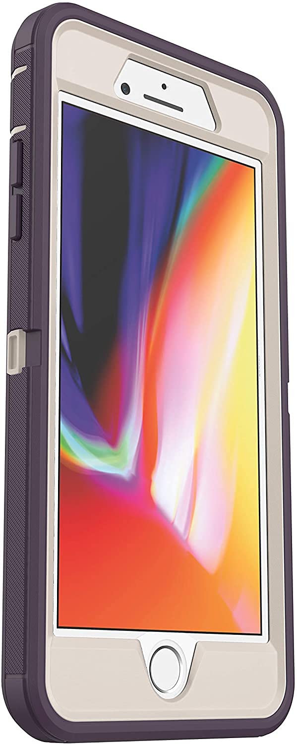 OtterBox Defender Series Case for iPhone 8 PLUS & iPhone 7 PLUS (ONLY) Case Only - Non-Retail Packaging - Night Purple/Pale Beige