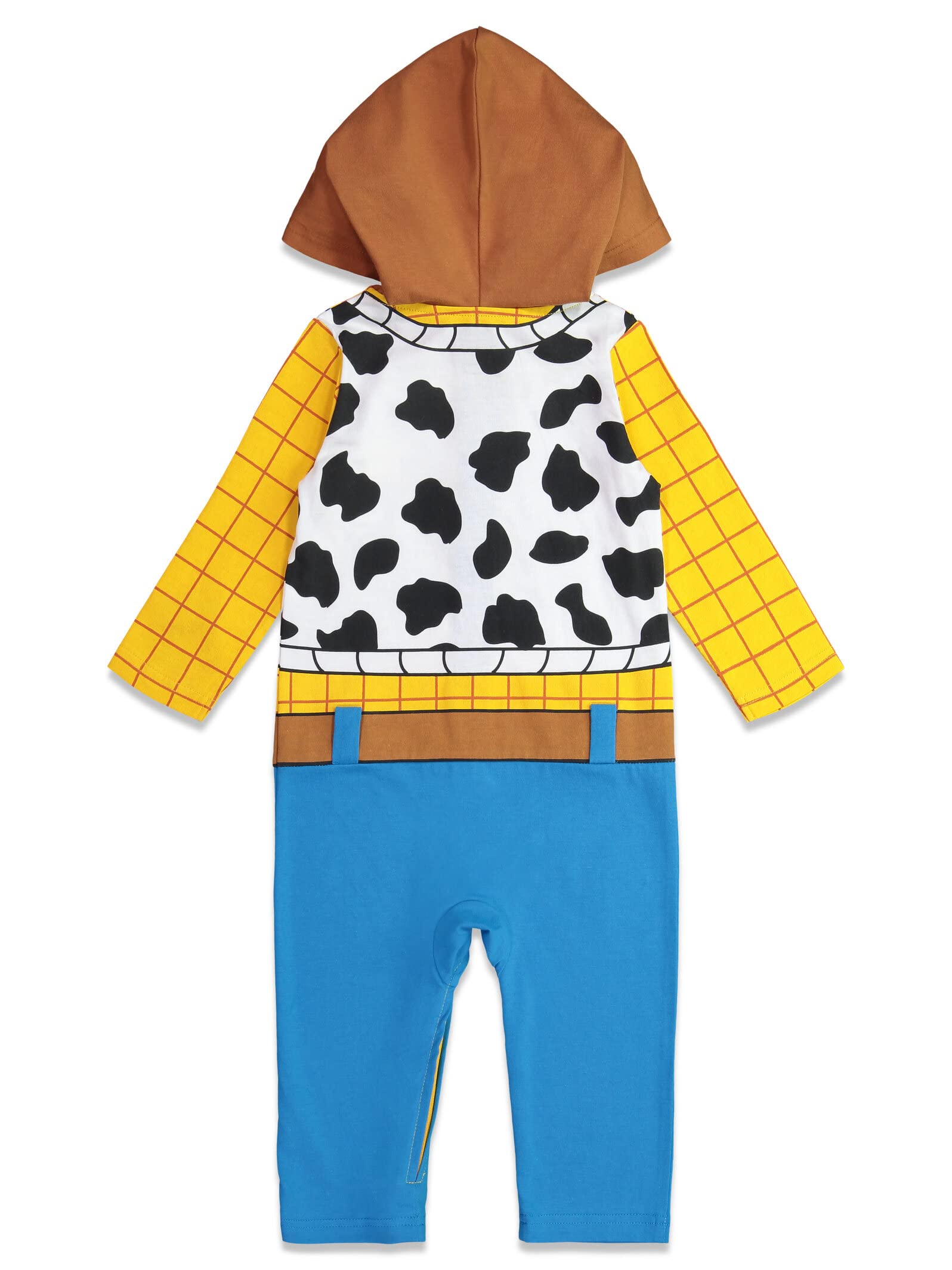 Pixar Toy Story Woody Toddler Boys Zip Up Coverall Blue/Yellow 2T