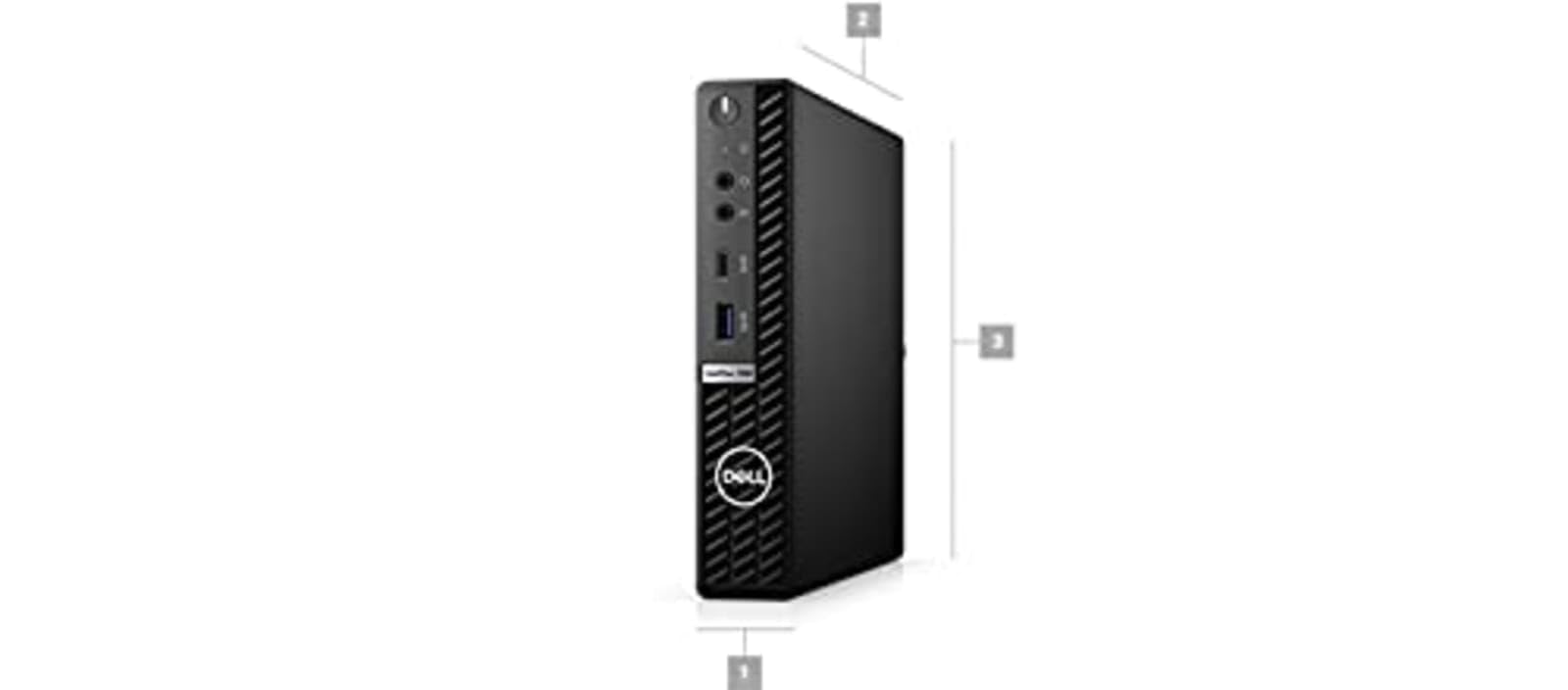 Dell Optiplex 7080 Micro Tower Desktop | Core i7-10700T - 512GB SSD Hard Drive - 16GB RAM | 8 cores @ 4.5 GHz Win 11 Pro Black (Renewed)