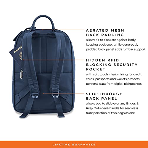 Briggs & Riley Essential Backpack, Navy, One Size