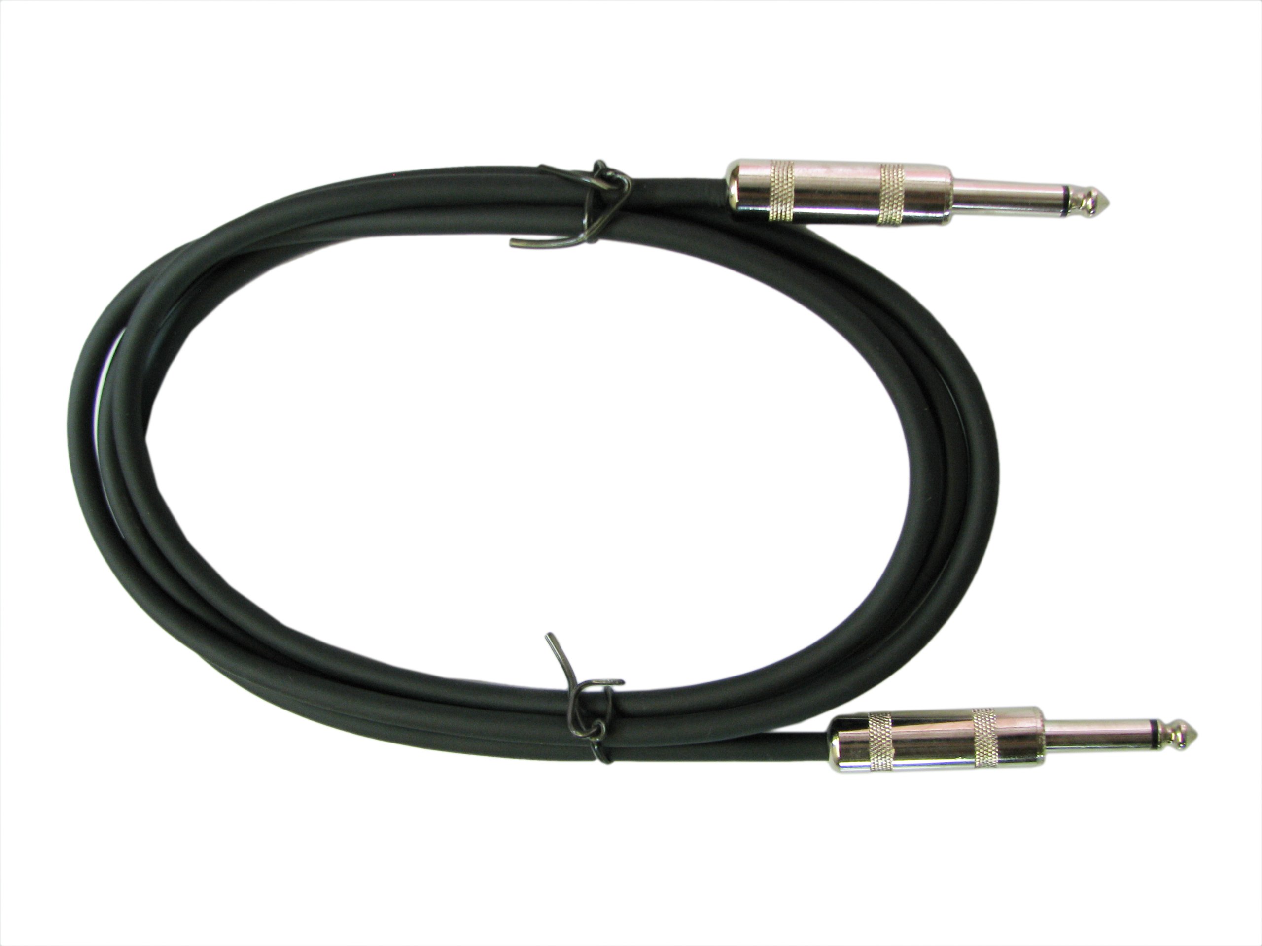 Yovus 5 Pack: Instrument Acoustic Electric Bass Guitar Keyboard Patch Cable 1/4 to Quarter Inch Mono (10ft) 10 Ft Foot Feet