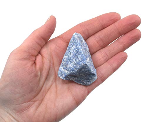 Blue Quartz, 1oz Rough, Untreated Specimen - Natural, 100% Authentic Brazilian Quartz - The Artisan Mined Series by hBAR