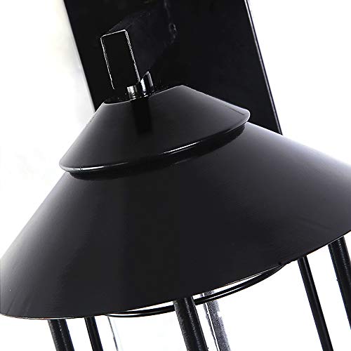 Outdoor Wall Lanterns Modern Exterior Wall Mounted Light Fixtures Waterproof Outdoor Wall Sconces with Seeded Glass Shade Outside Wall Lamp for Deck Garage Yard Front Door Garden Home