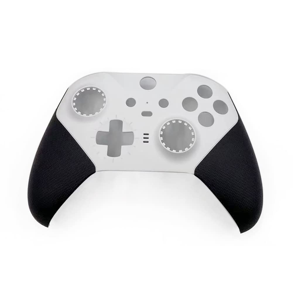 Cowhilan Replacement Housing Shell Front Back Case Faceplate Cover Compatible with Xbox Elite Wireless Controller Series 2 Core β White