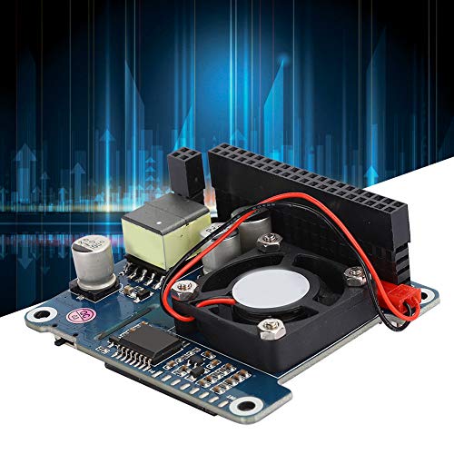 Cooling Fan Expansion Module, White Expansion Board Cooling Module Onboard PCF8574 Stable for Raspberry Pi