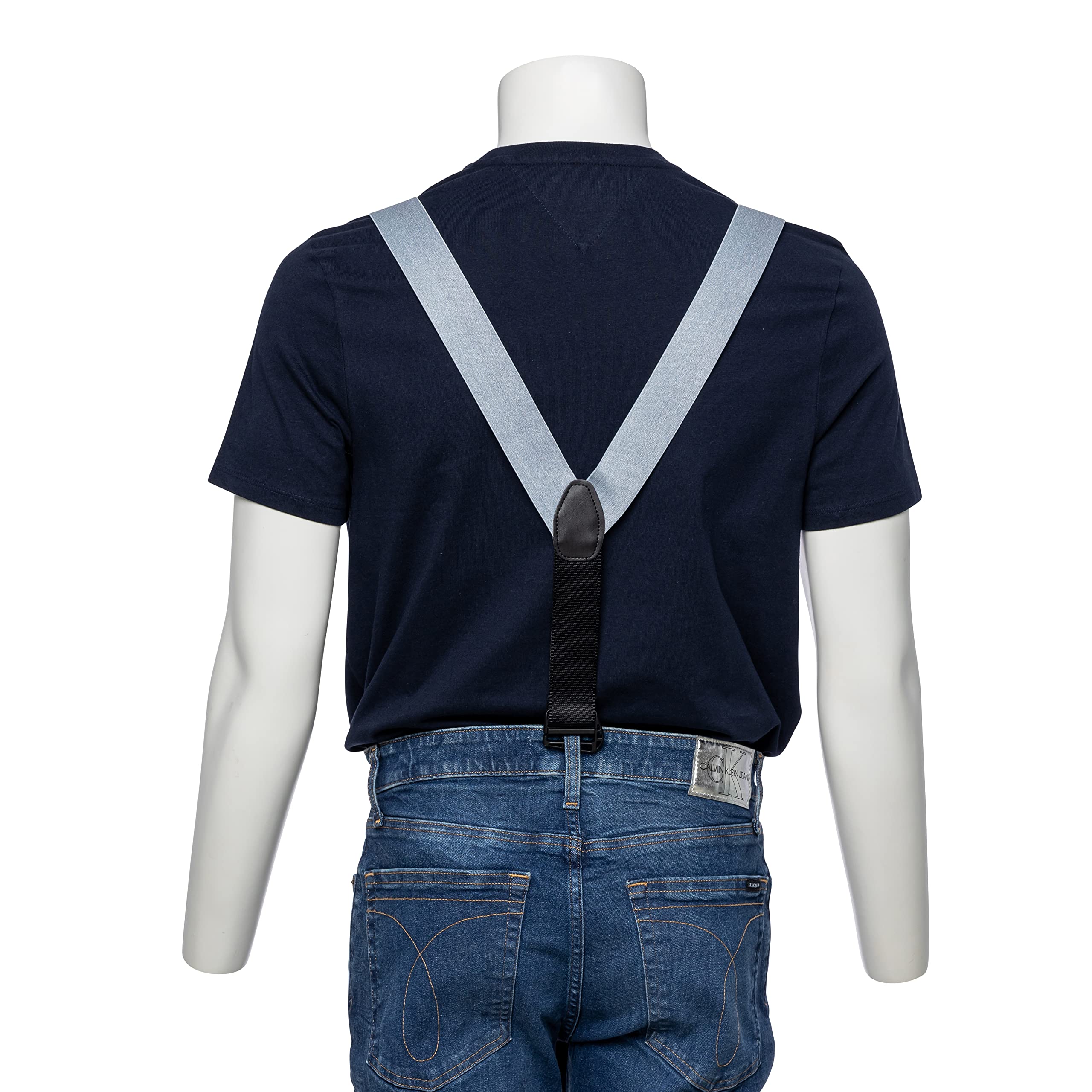 COZY Airport Friendly Hidden Suspenders for Men and Women Under Clothing Y Back (Medium)