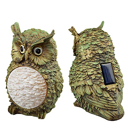 Solar Owl Lamp Solar LED Outdoors Solar Light Waterproof Garden Light Home Outdoor Yard Garden Solar LED Light