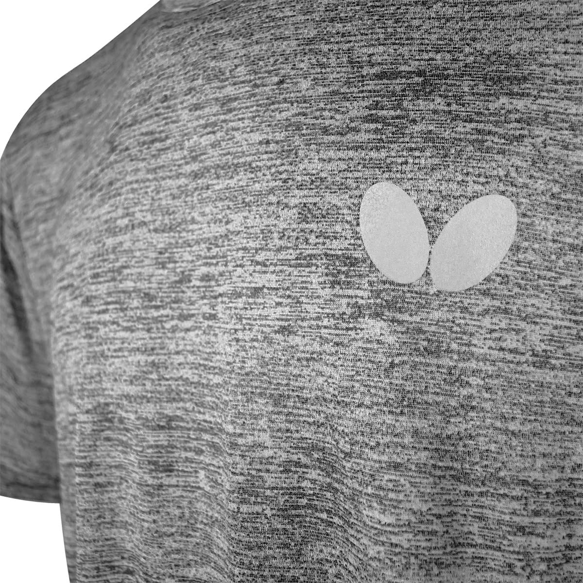 Butterfly Standard T-Shirt, Grey, Large