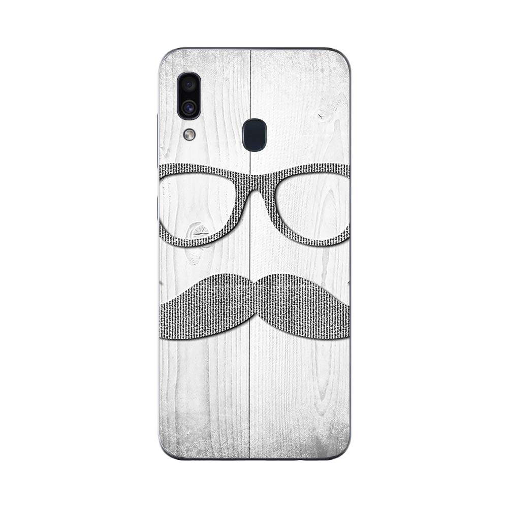 MightySkins Skin for Samsung Galaxy A20 / A30 - Hipster | Protective, Durable, and Unique Vinyl Decal wrap Cover | Easy to Apply, Remove, and Change Styles | Made in The USA