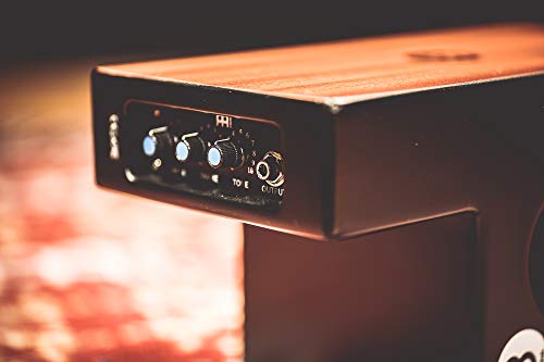 Meinl Pickup Slaptop Cajon Box Drum with Internal Snares and Forward Projecting Sound Ports - NOT MADE IN CHINA - Mahogany Playing Surface, 2-YEAR WARRANTY (PTOPCAJ4MH-M)
