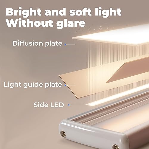 LED Motion Sensor Cabinet Light - Under Cabinet Lights 40 LED Rechargeable Battery Operated Under Counter Closet Lighting,Magnetic Wireless Closet Lights for Wardrobe,Kitchen,Stairs, Hallway (2 Pack)