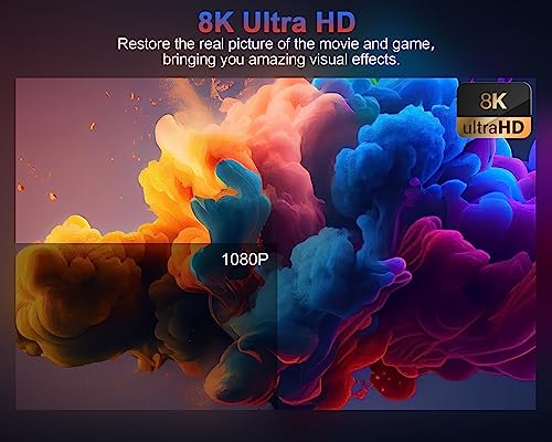 Magcubic Wireless Old Game Console Android TV Stick, Old Game Stick 8K HDMI Output, Plug & Play Video Game Stick 10000+ Games, 64G, 3D, 10 Emulators Dual 2.4G Wireless Controllers