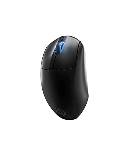 SteelSeries Prime Wireless FPS Gaming Mouse with Magnetic Optical Switches and 5 Programmable Buttons â USB-C â 18,000 CPI TrueMove Air Optical Sensor â Prism RGB Lighting - Black (Renewed)