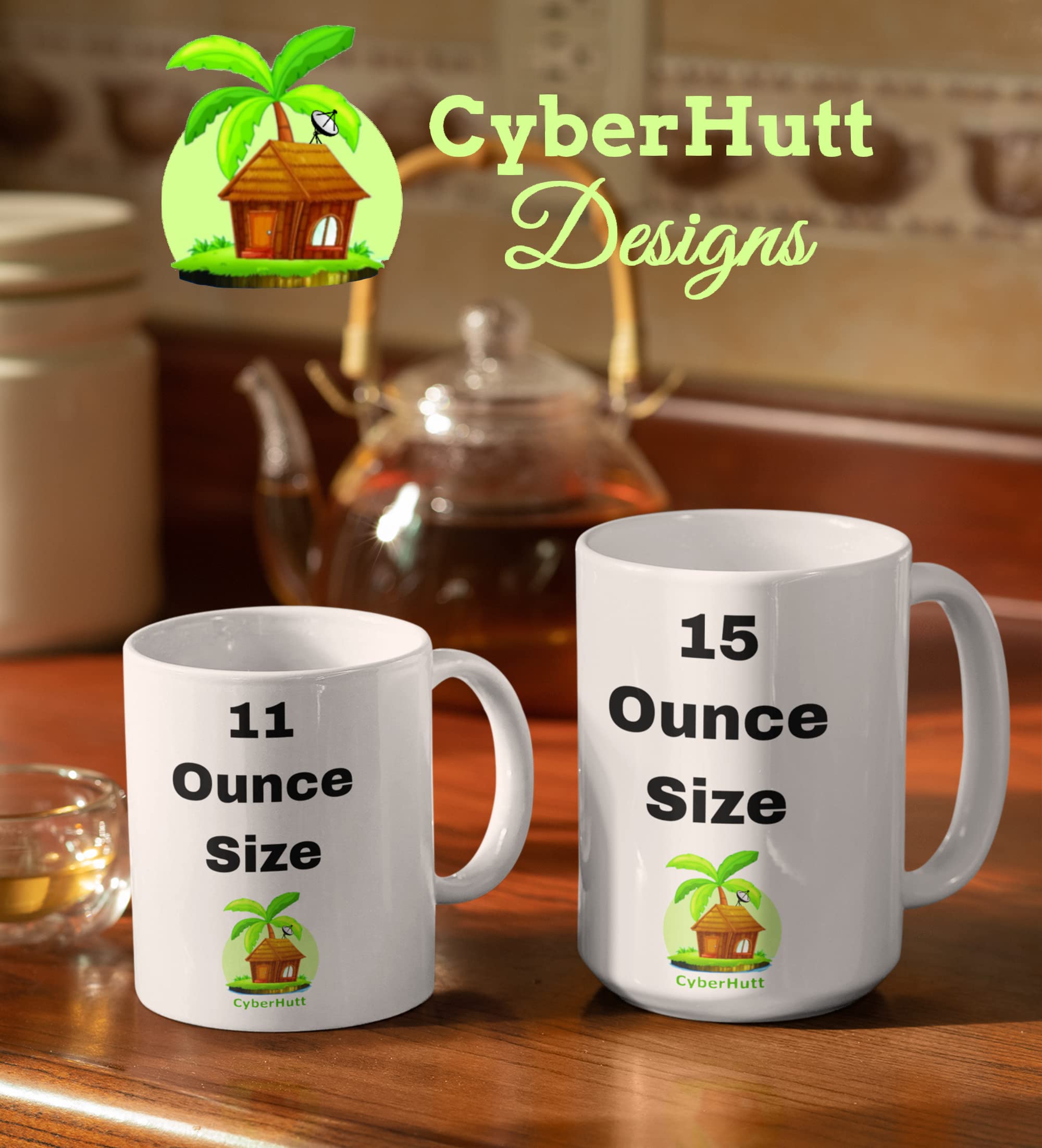 Cyber Hutt West King Charles III Coronation 2023 Commemorative Coffee Mug v2