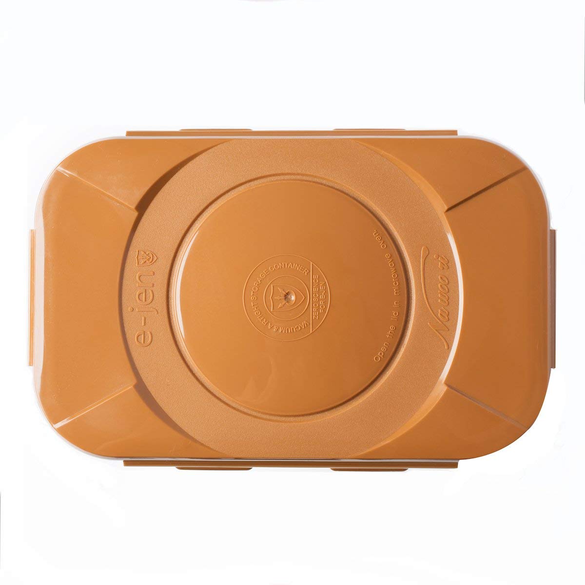 Crazy Korean Cooking Premium Kimchi, Sauerkraut Fermentation and Storage Container with Inner Vacuum Lid, Sandy Brown, 0.9 gallon (3.4 L) (0.9 Gal (3.4L) 1 PACK)