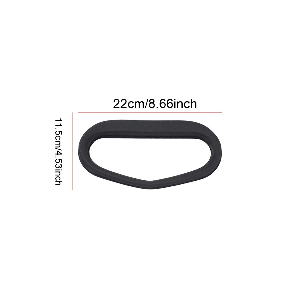 CALIDAKA 3pcs VR Facial Interface Bracket and PU Leather Foam Face Sponge Pad Replacement for Oculus-Quest 2 Detachable VR Facial Pad Cushion Washable Anti Leakage Nose Pad for Oculus-Quest 2