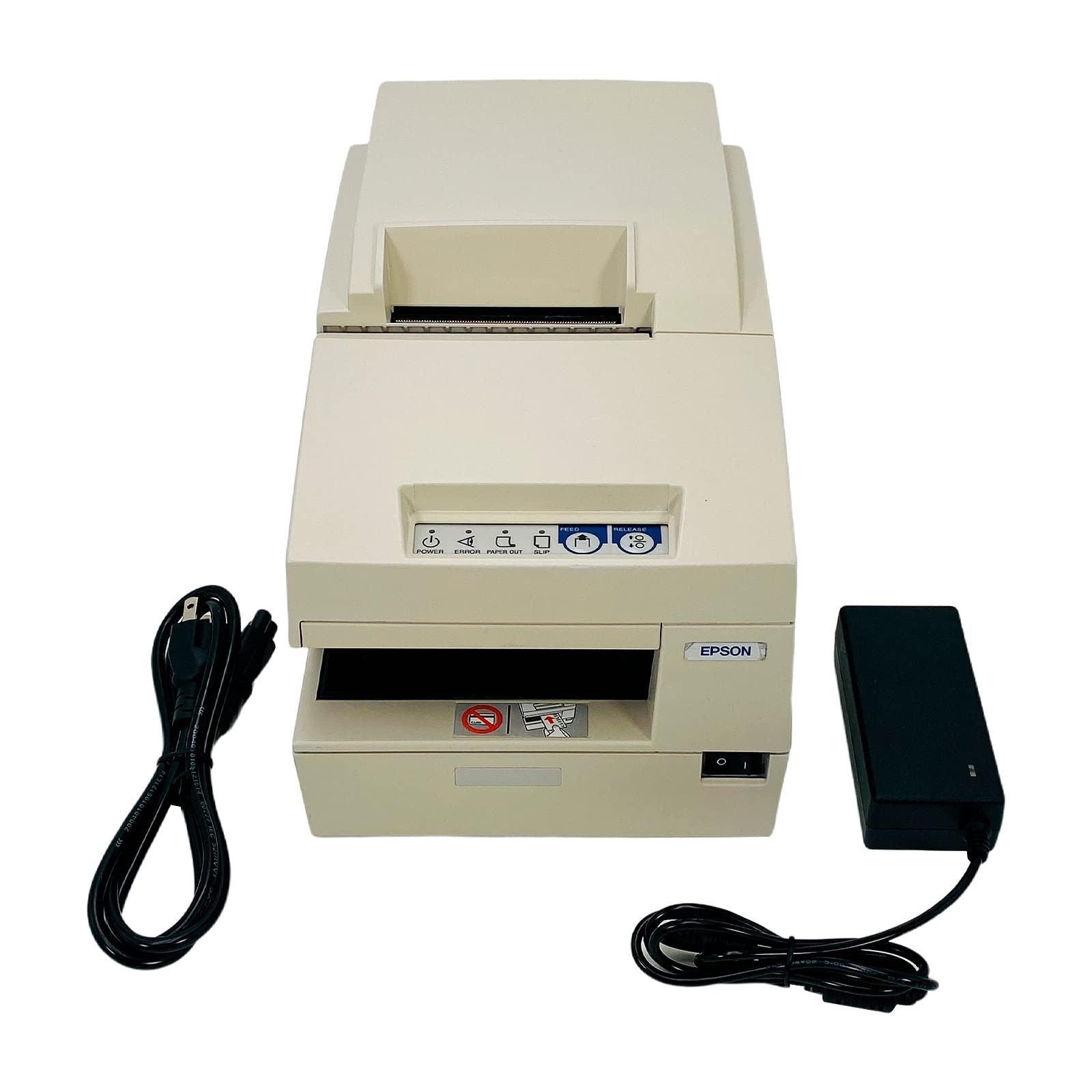 Epson TM-U675 Dot Matrix Multifunction POS Receipt Printer USB M146A, Bundle with AC Adapter