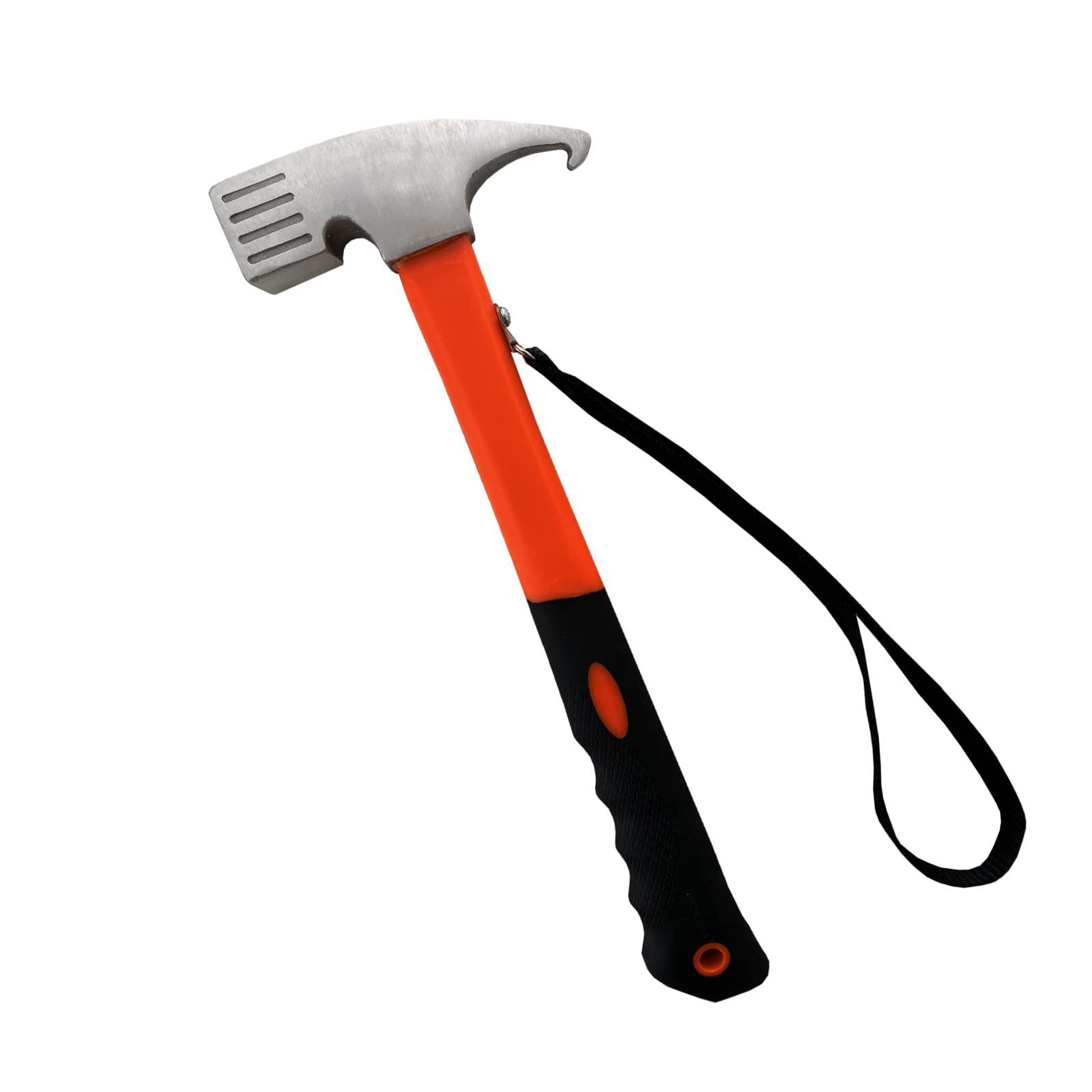 BUYFUNNY Camping Hammer with Hook,Heavy Duty Tent Stake Hammer,Tent Hammer with Tent Stake Remover