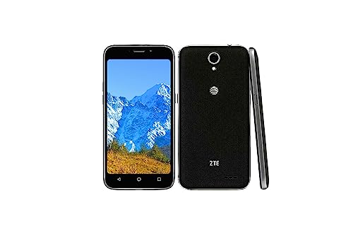 ZTE Maven 1st Gen Z812 | (8GB, 1GB RAM) | 4.5" Full HD Display | 5MP Rear Camera | 2100 mAh Battery | 4G LTE | GSM Unlocked | Android 5.1 Lollipop Smartphone (Black)