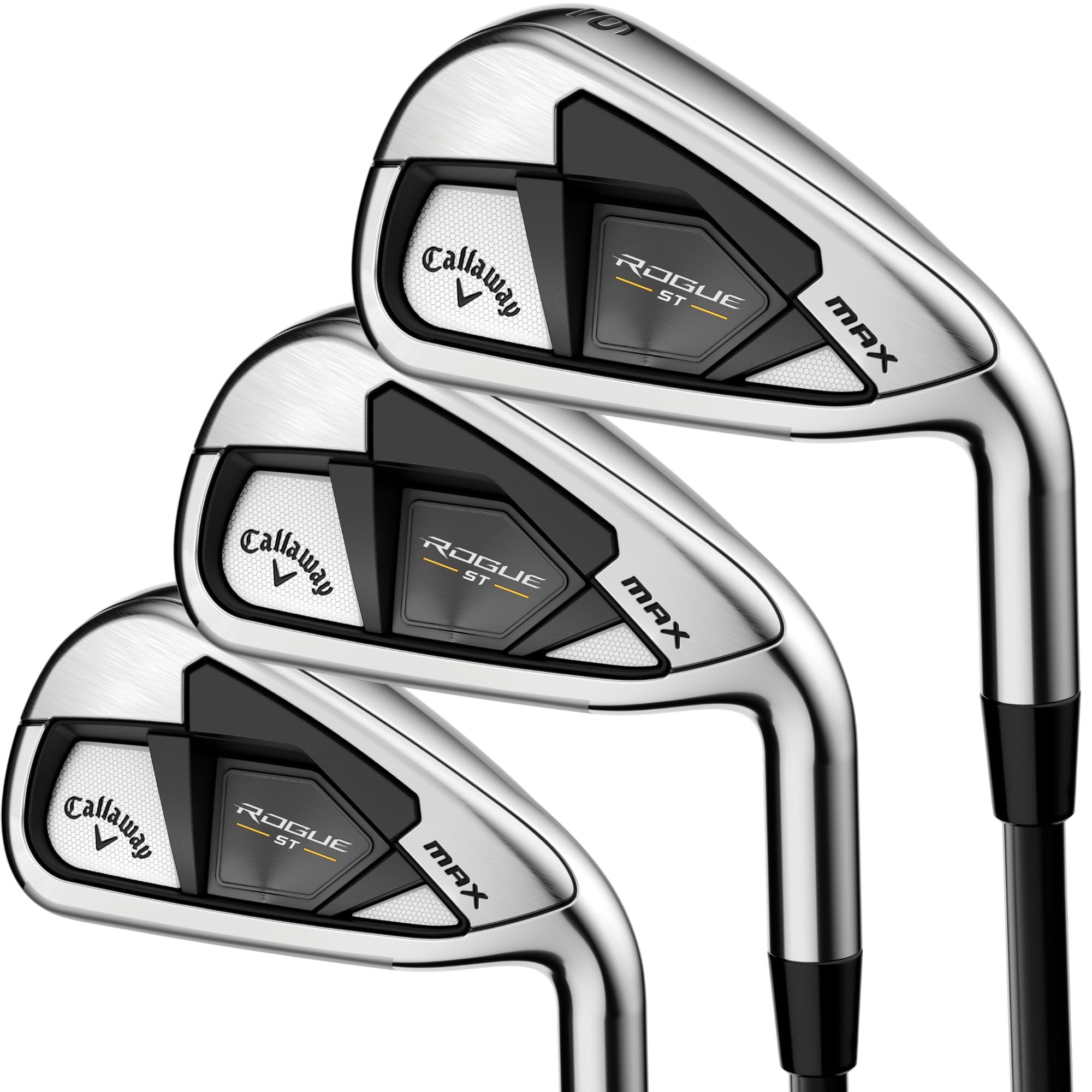 Callaway Golf Rogue ST Max Hybrid Iron Combo Set (Right Hand, Steel Shaft, Regular Flex, 3H, 4H, 5IR - PW, Set of 8 Clubs)