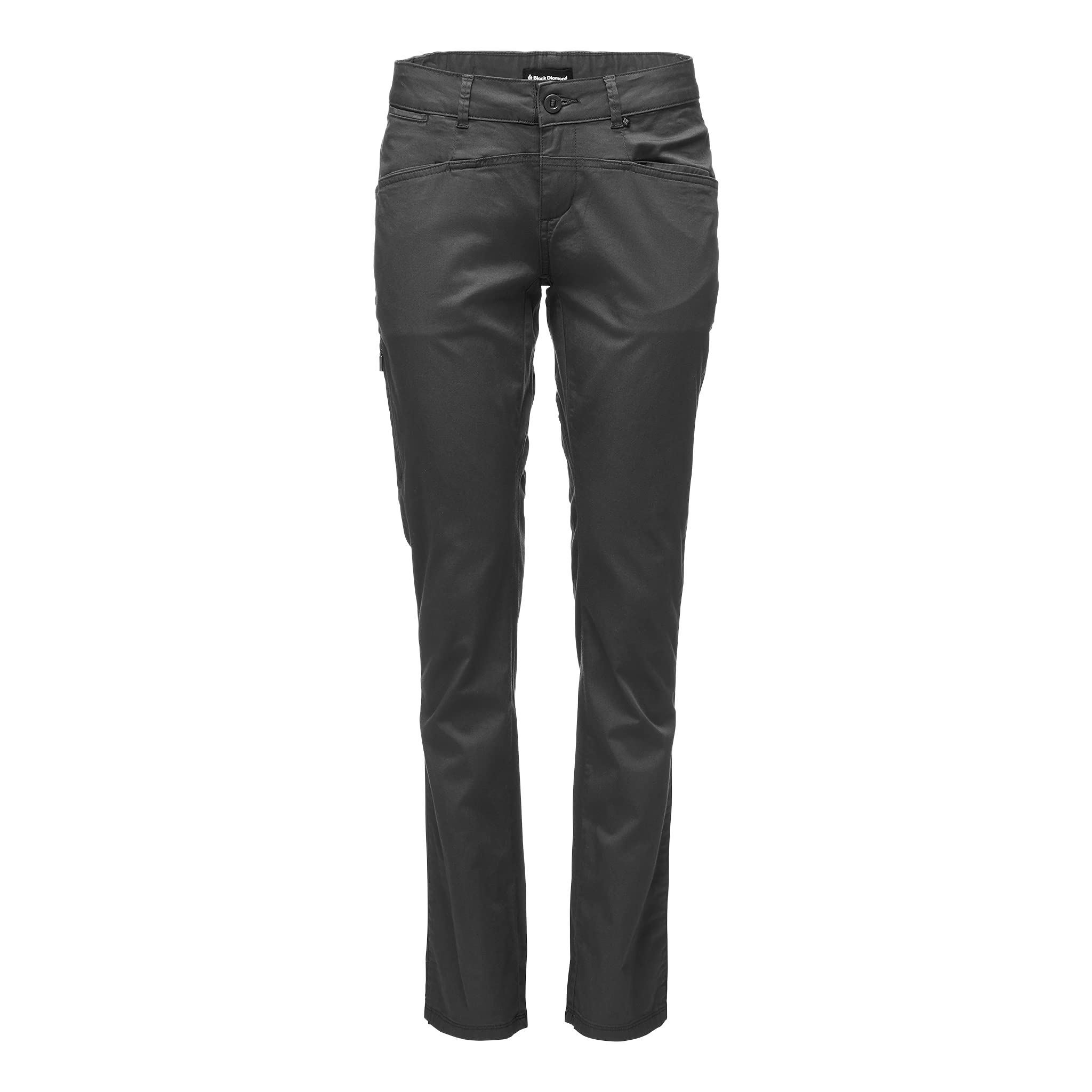 Black Diamond Womens Radha Stretch Cotton Climbing Pants, Carbon, 8