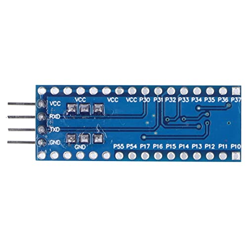 Core Boards Module, STC15W408AS Chip Easy Installation High Speed Development Board 5.5V-2.4V 6 Channel VCC GND for DIY