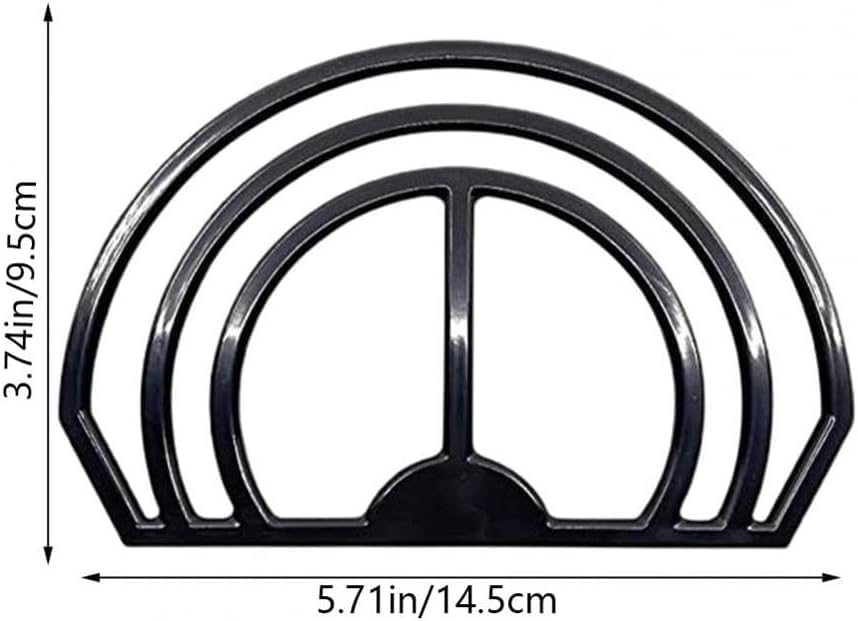 Black Modern Hat Brim Bender, Hat Shaper for Baseball Caps Plastic Dual Slots Design Perfect Hat Curving Band, Practical Convenient