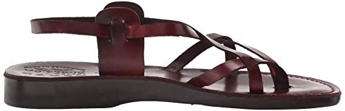 Holy Land Market Unisex Genuine Leather Biblical Sandals - Jesus -Yashua Style III - European 43