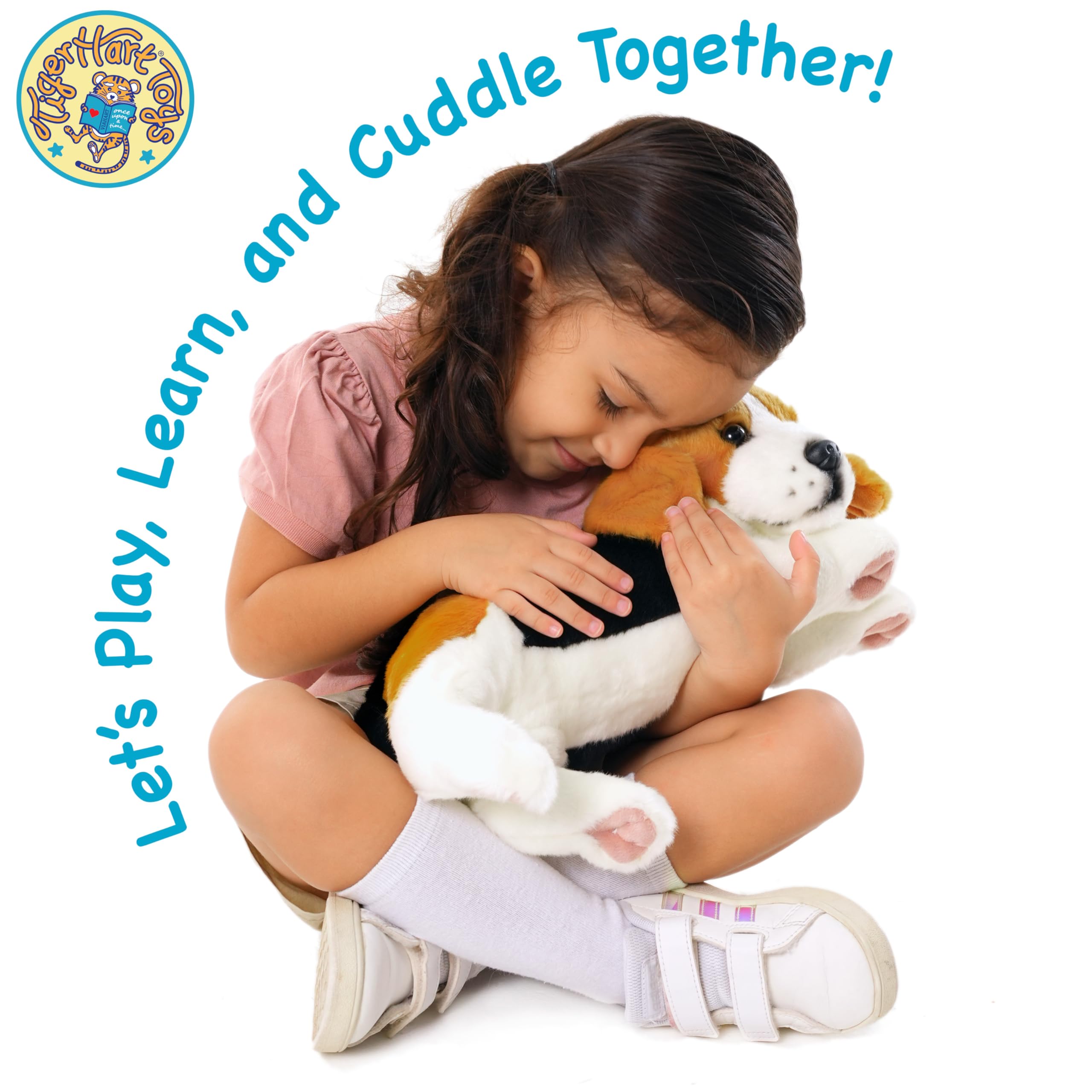 TigerHart Burkham The Beagle - 14 Inch Stuffed Animal Plush