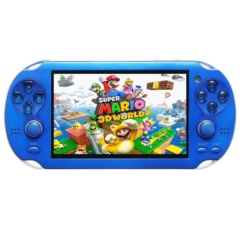 songlan-'A3' Classic 4.3" Portable Dual Joystick Handheld Game Console 10500+ Free Games 8GB Multifunctional Rechargeable Video Game Console Video Audio/Video/Music/E-Book/Picture/Recording