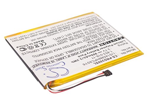 BWXY Compatible Replacement for Battery Sony 1-853-016-11, LIS1459MHPC9SY6 PRS-350, PRS-350SC, PRS-650, PRS-650BC, PRS-650RC 900mAh