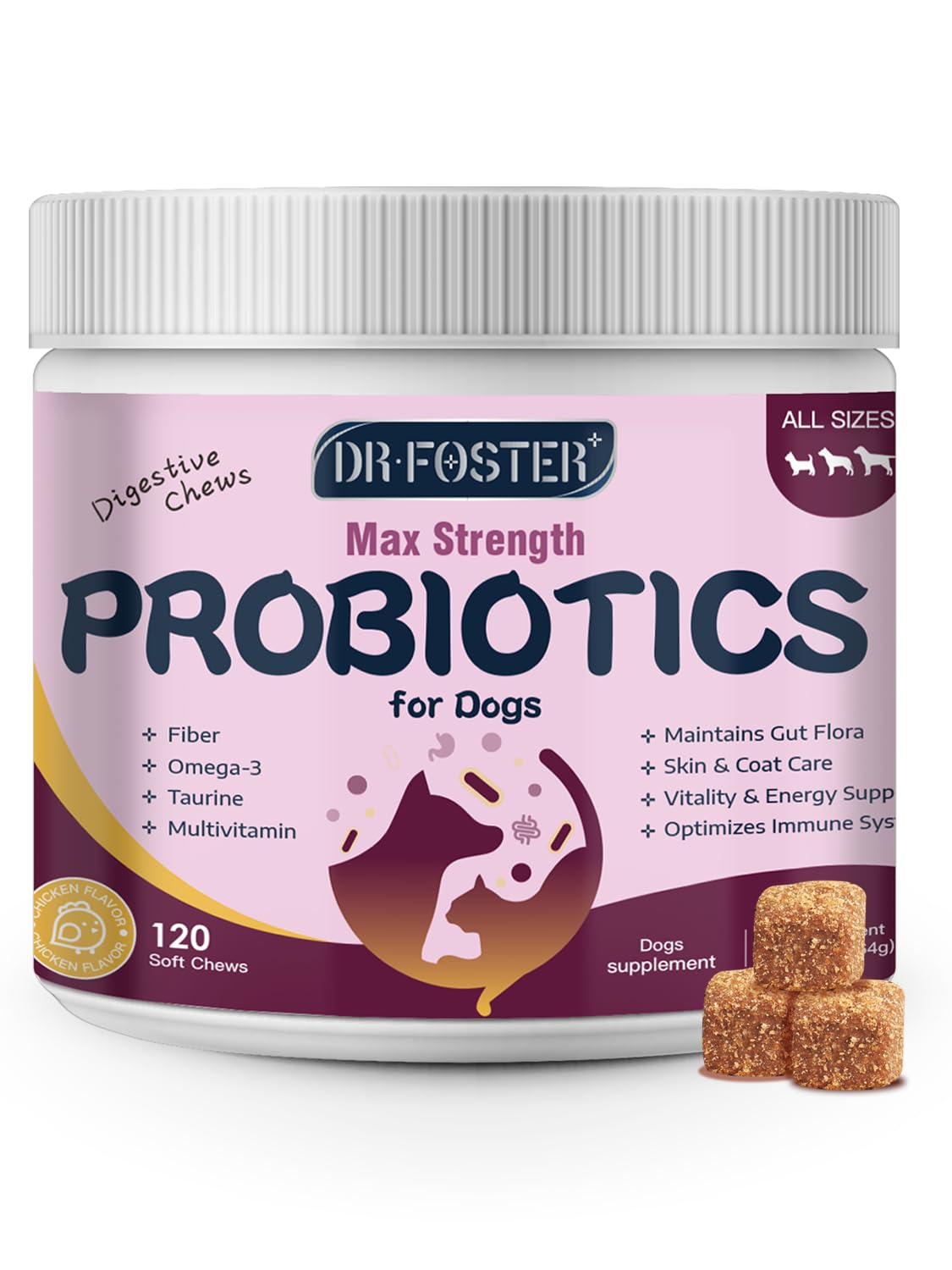 Dog Vitamins & Probiotics Supplements for Dogs