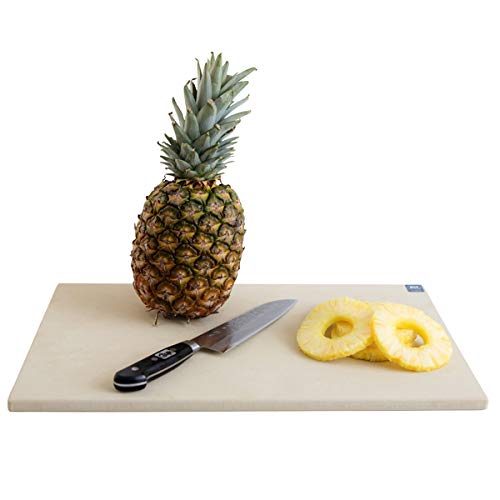 NoTrax 12" x 18" x 0.5" Sani-Tuff T45 Natural Rubber Cutting Board, Non-Skid Professional-Grade, Made in USA, T45S2012BF
