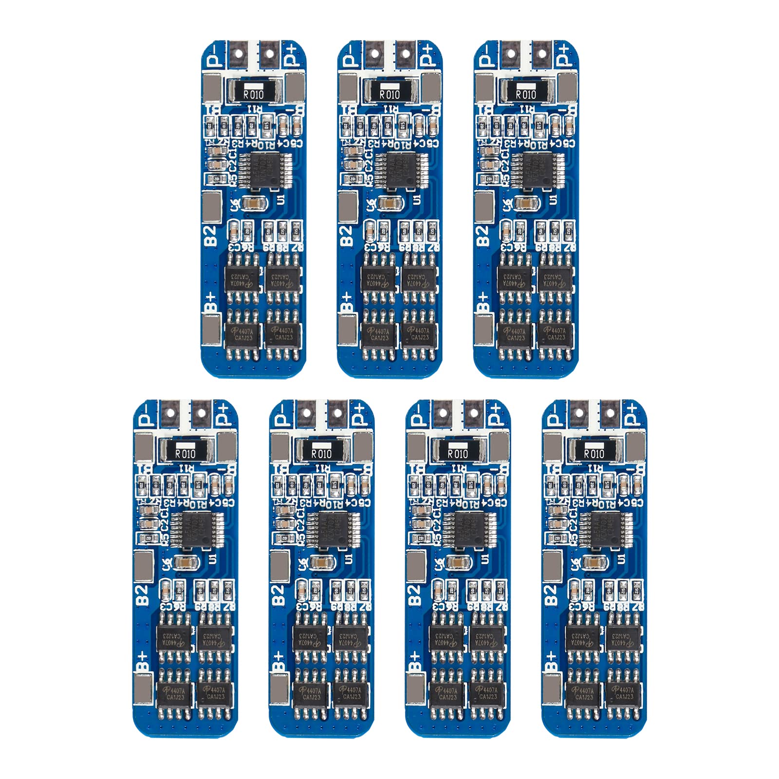 Diitao 15PCS Lithium Battery Protection Board Overcharge Short Circuit Protection Module(2S 16A)