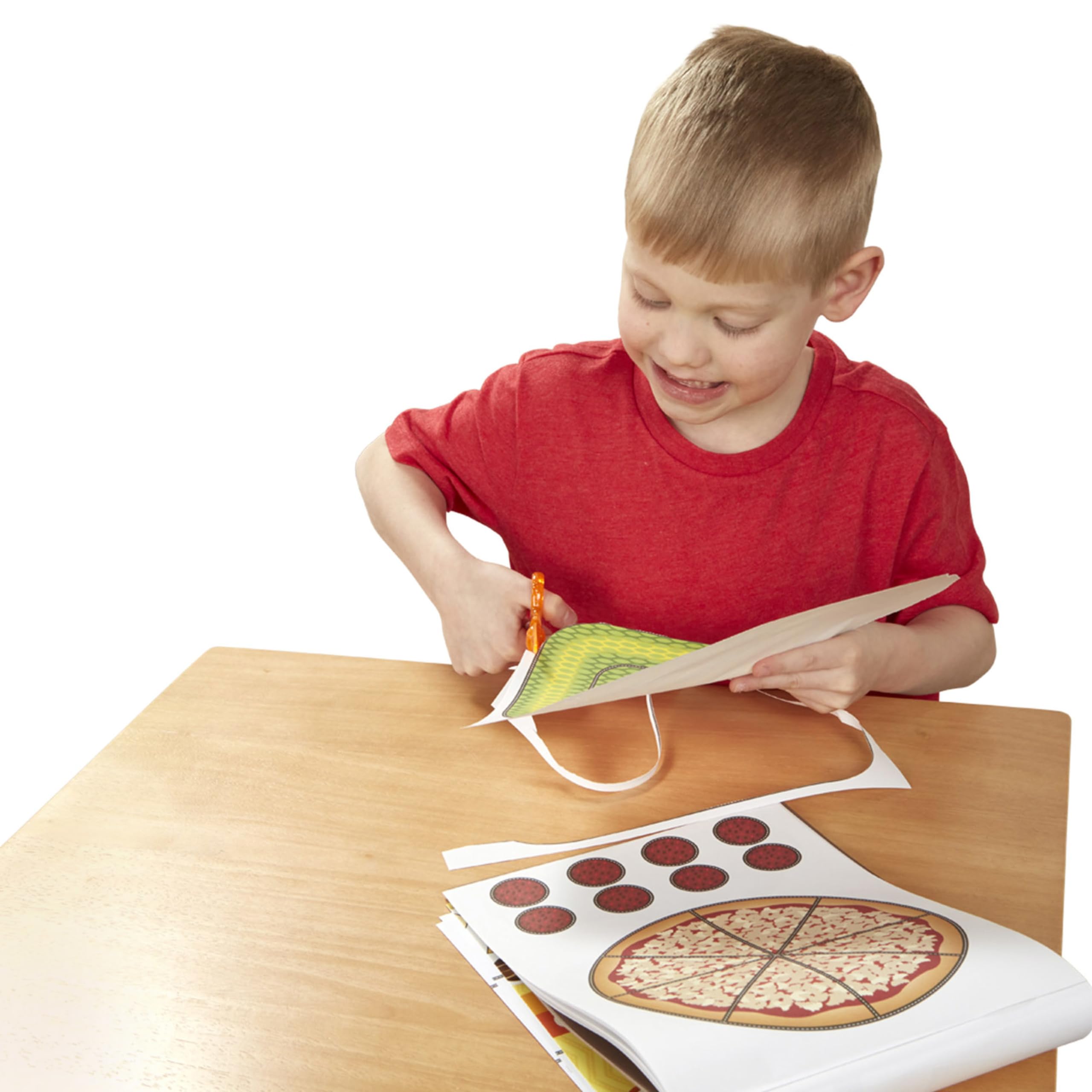 Melissa & Doug Scissor Skills Activity Pad with Child-Safe Scissors 3-Pack (Safari, Sea Life, Activities β 20 Pages Each)