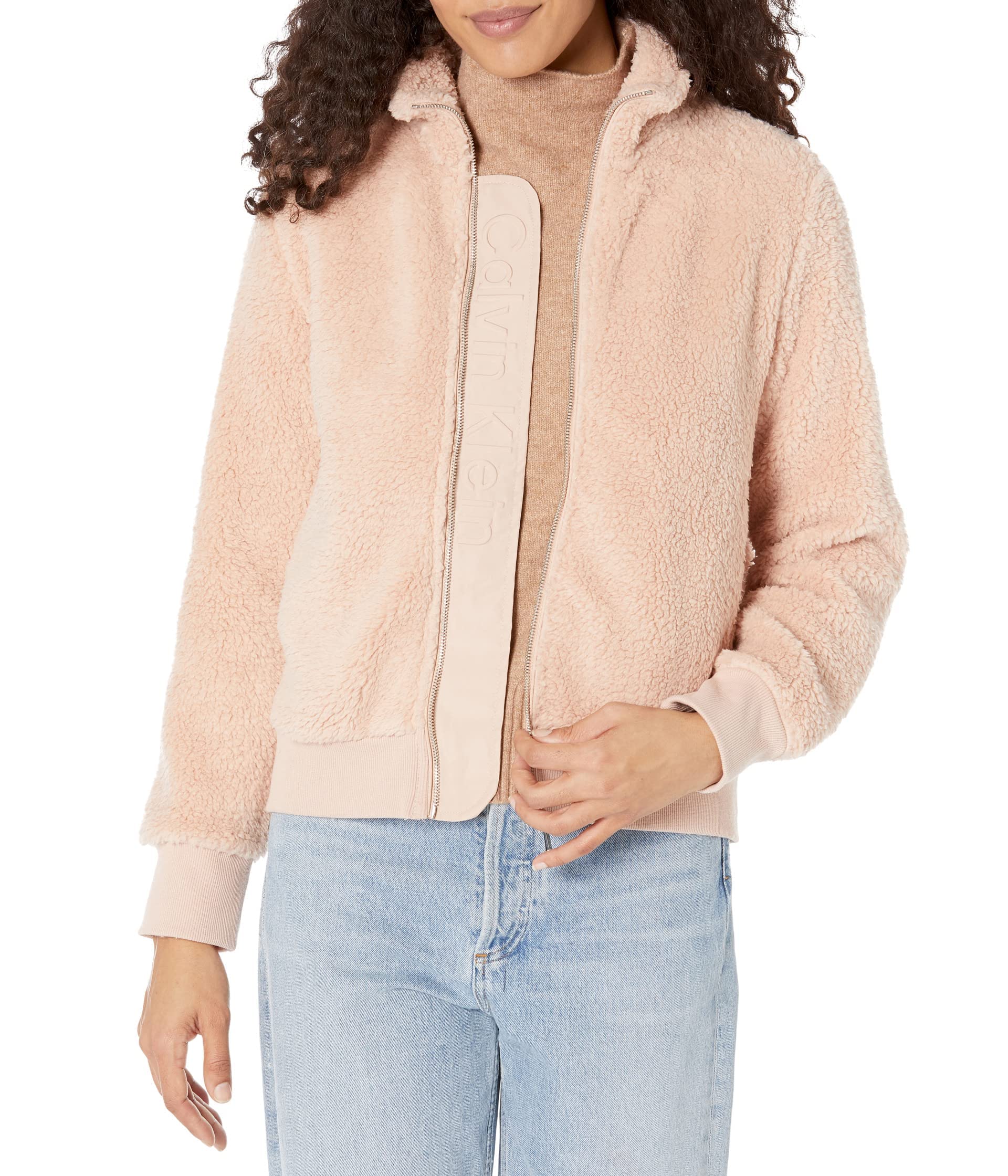 Calvin Klein womens SPORTSWEAR JACKET,BLUSH,X-Small