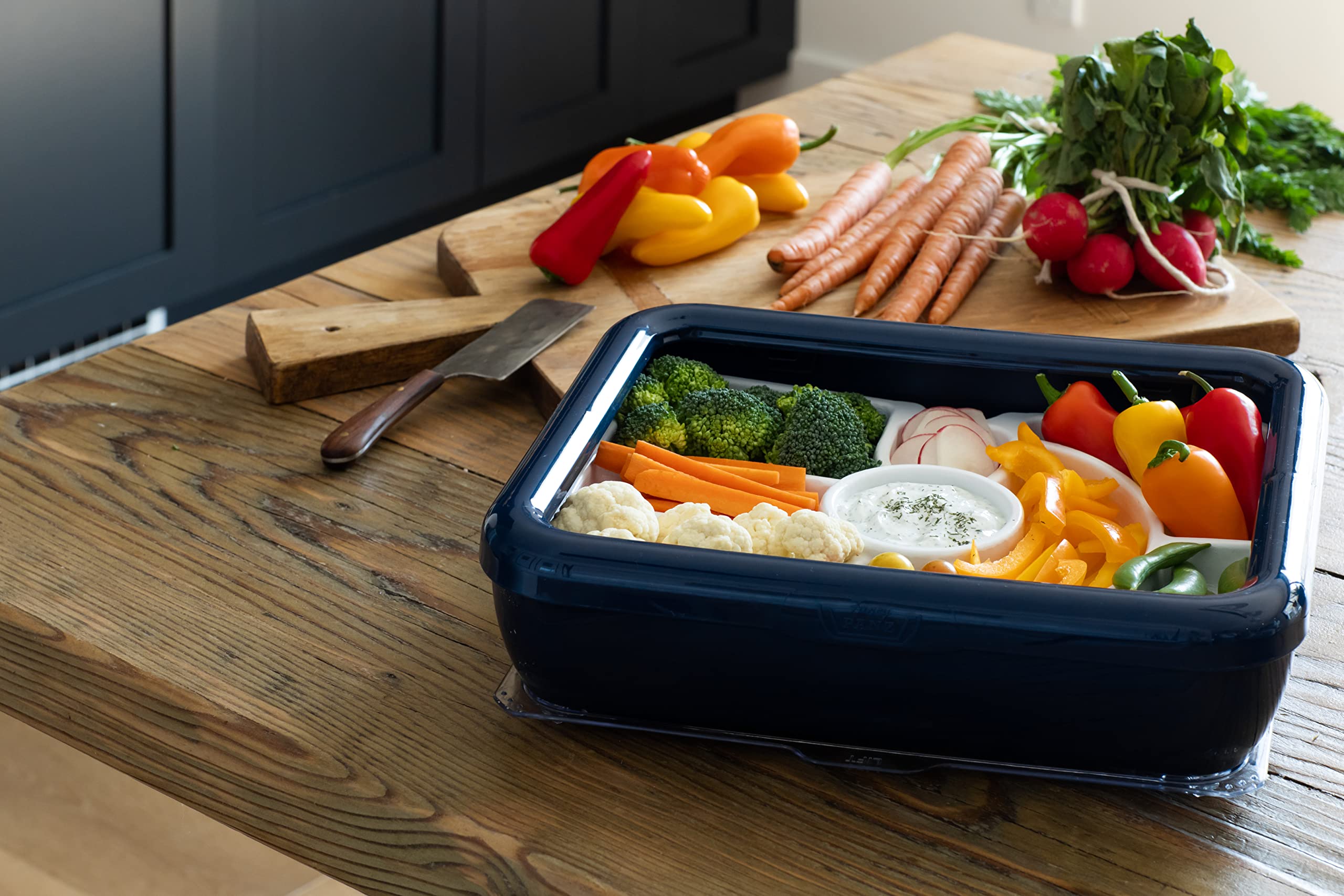 Fancy Panz Trayz Insert, Made in the USA, Fits Classic & Premium Fanzy Panz, Charcutereie & Veggie Trayz Insert