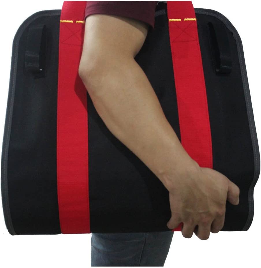 MeloTough Firewood Log Carrier Ballistic Log Tote Bag,Super Stronger Than Canvas Firewood Carrier Log Tote Bag