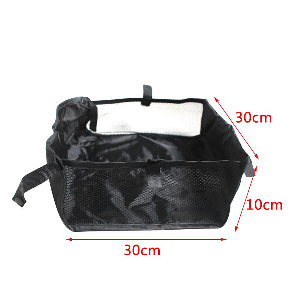 Ejoyous Baby Stroller Basket, Under Stroller Organizer Bag Pram Bottom Storage Case Pushchair Shopping Basket for Storing Baby Product, 11.8 x 11.8 x 3.9 Inch