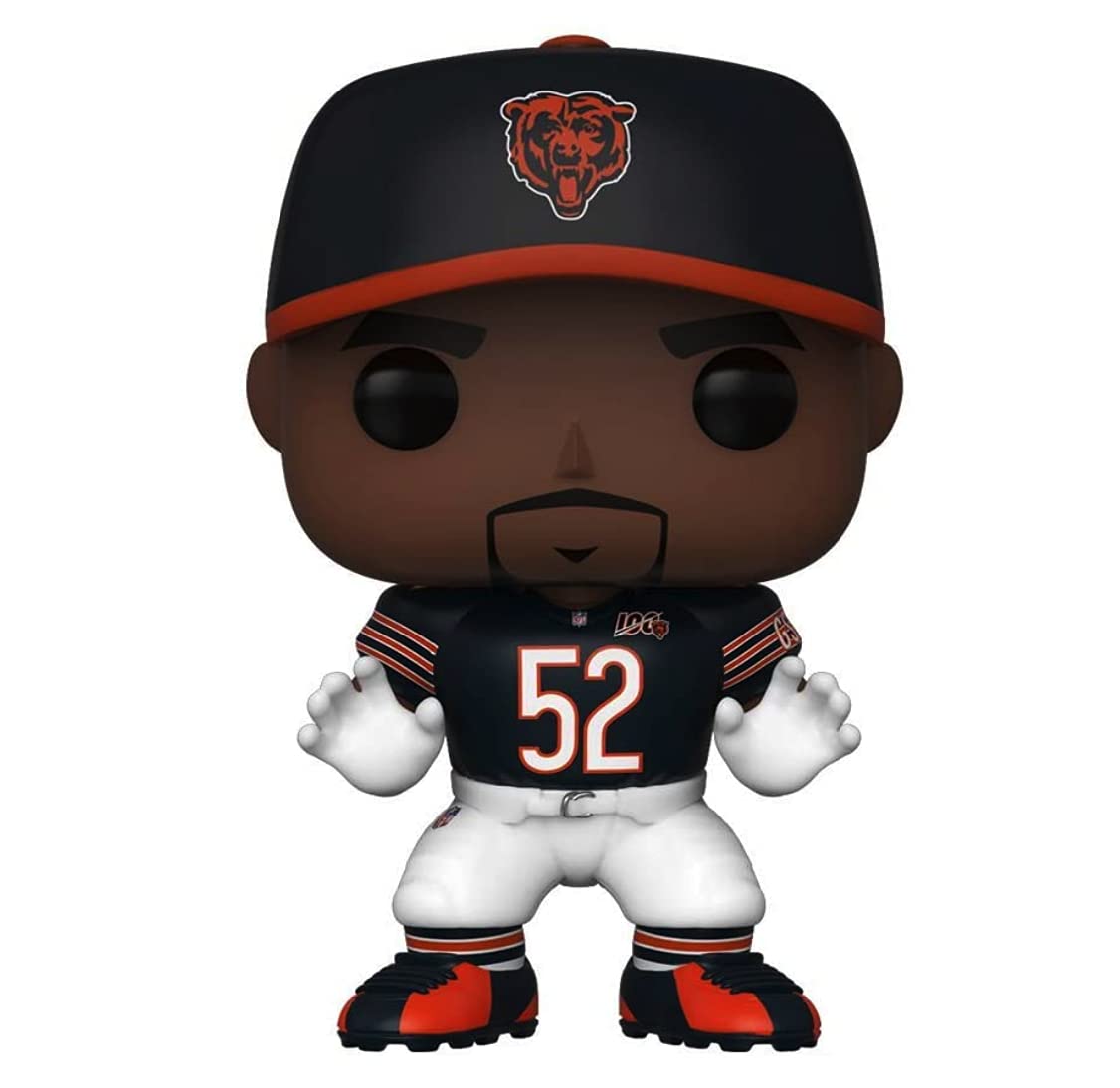 Pop NFL: Khalil Mack Chicago Pop # 126 Vinyl Figure (Bundled with Compatible EcoTEK Pop Protector)