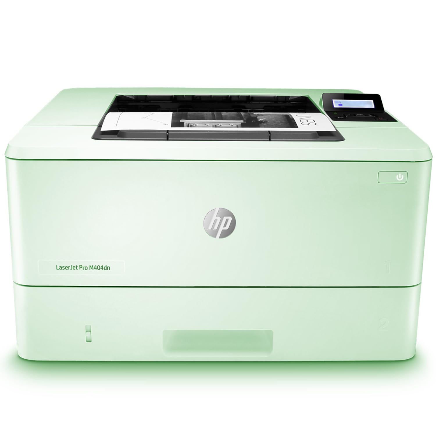 Broage NewHP Jet-Laser Pro M404dn Single-Function Wired Monochrome Laser Printer, Green - Print only - Ethernet only, 40 ppm, 1200 x 1200 dpi, 256MB RAM, Auto Duplex Printing, 8.5 x 14, 2-line LCD