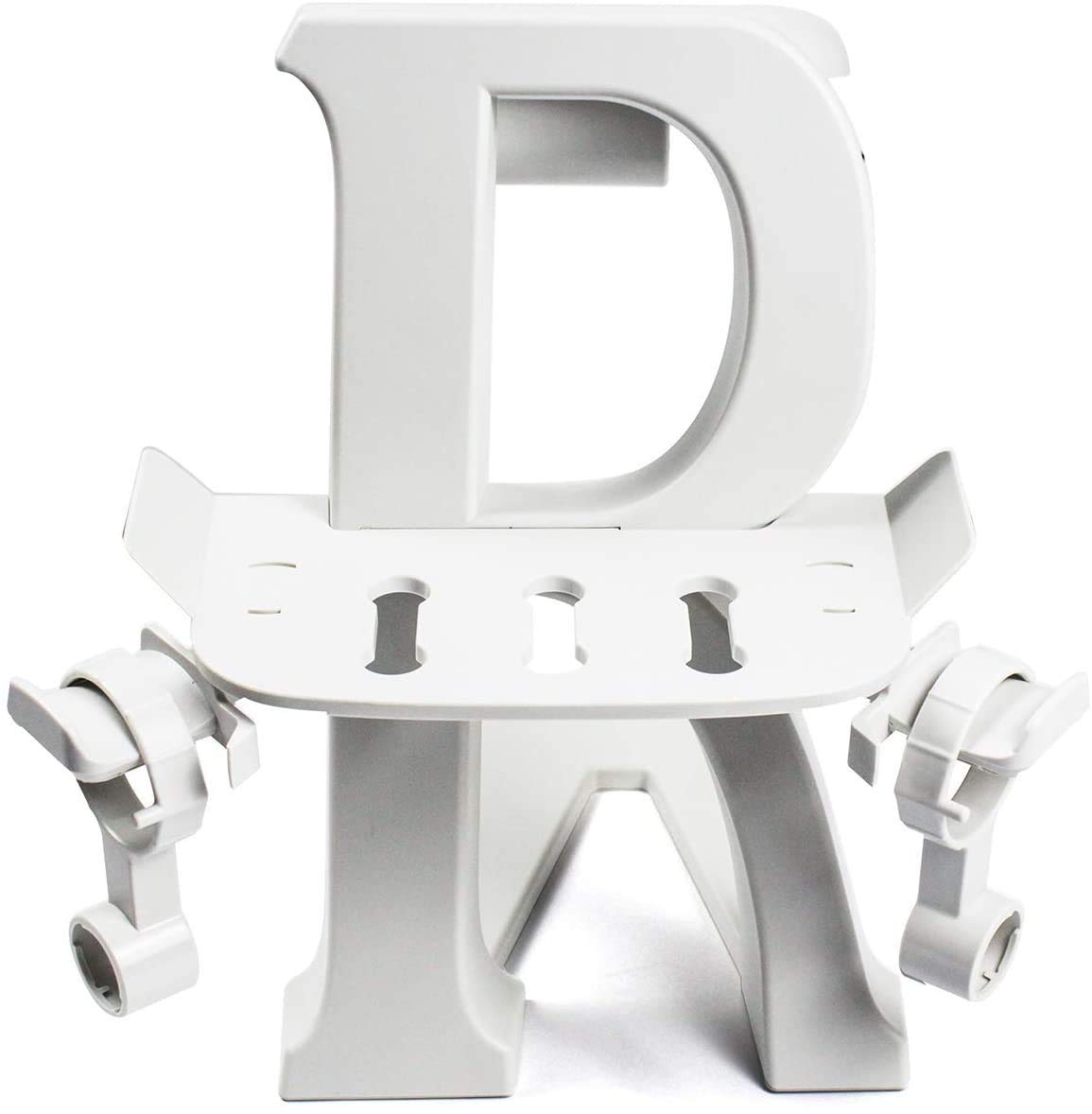 VR Headset Stand and Controller Holder for Quest 2/Rift S/HTC Vive/Vive Pro/Elite/Valve Index/HP Reverb G2, Controller Holder for Touch/Valve Knuckles/Vive (White)