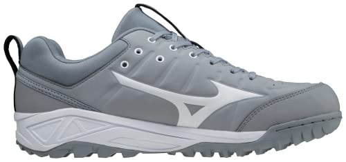 Mizuno mens All Surface Low Ambition 2 Turf Shoe, Grey-White, 10.5 US