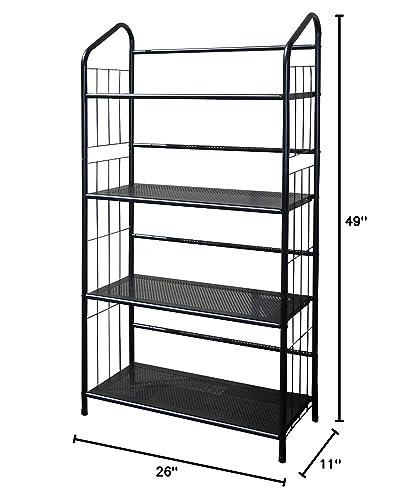 ORE International Four Tier Metal Book Rack