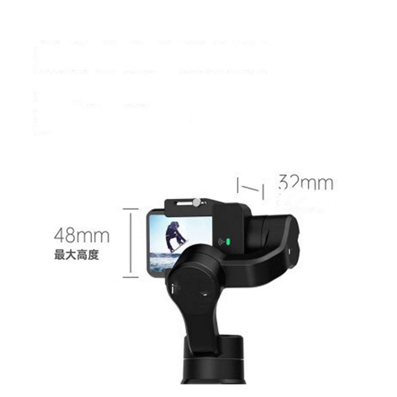 Camera stabilizer Action Camera Suitable for Three-axis Stabilizer Vlog Video Anti-Shake Handheld Gimbal for Outdoor Video Recording