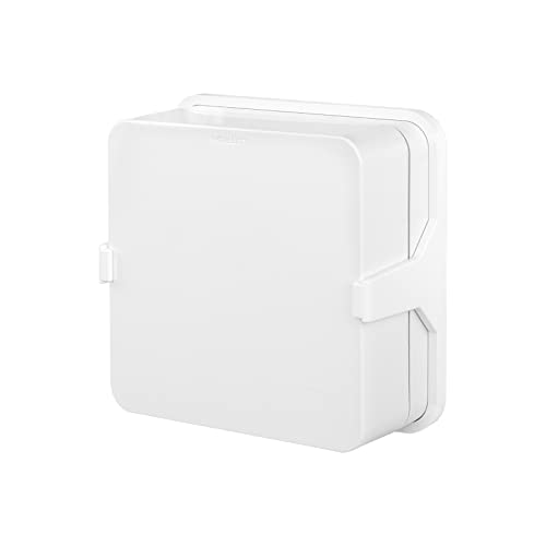 Koroao Adhesive Wall Mount for Lutron Caseta Smart Bridge, Compatible with Lutron Caseta L-BDG2/L-BDGPRO2 Adhesive or Screw Wall Bracket - Easy to Install (Not Compatible with PD-REP)