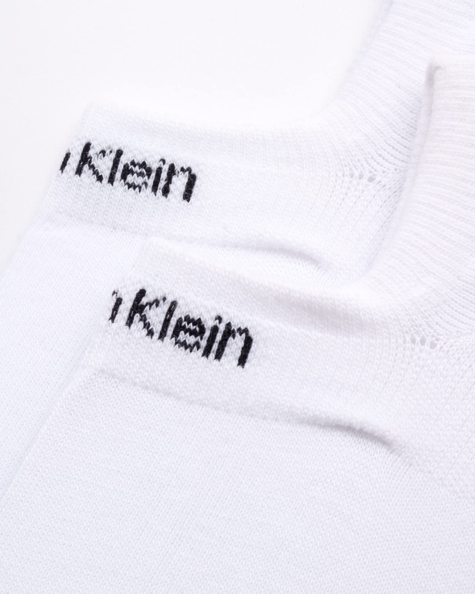 Calvin Klein Women's 2 Pack Performance Coolmax Cotton Heel Gripper Liner Socks, White, Shoe Size: 6-9.5