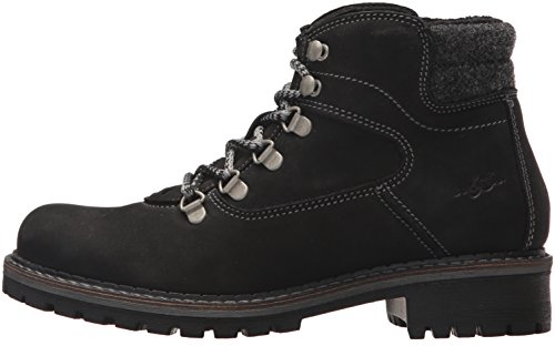 Bos. & Co. Women's Hartney Hiking Boot, Black Nubuck/Boil Wool, 36 M EU (5.5-6 US)